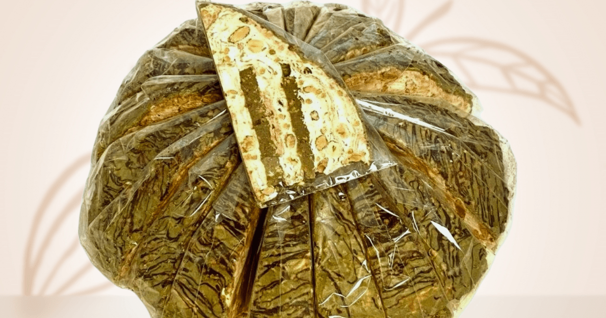 TARTE DE NOUGAT DUBAI STYLE - Parts de nougat - Nougats - Confiserie ...